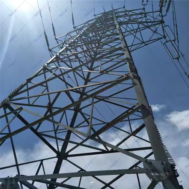 10kv 500kv Power Transmission Line Galvanized SST Tower Electric ...