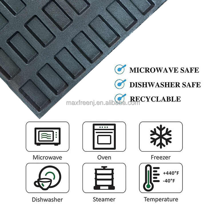 LFGB Certificate Bread Baking Forms Perforated Non Stick Silicone Trays ...