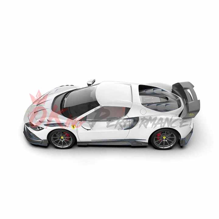 For Ferrari 296 Prepreg Carbon Fiber Rear Engine Cover for Ferrari 296 ...