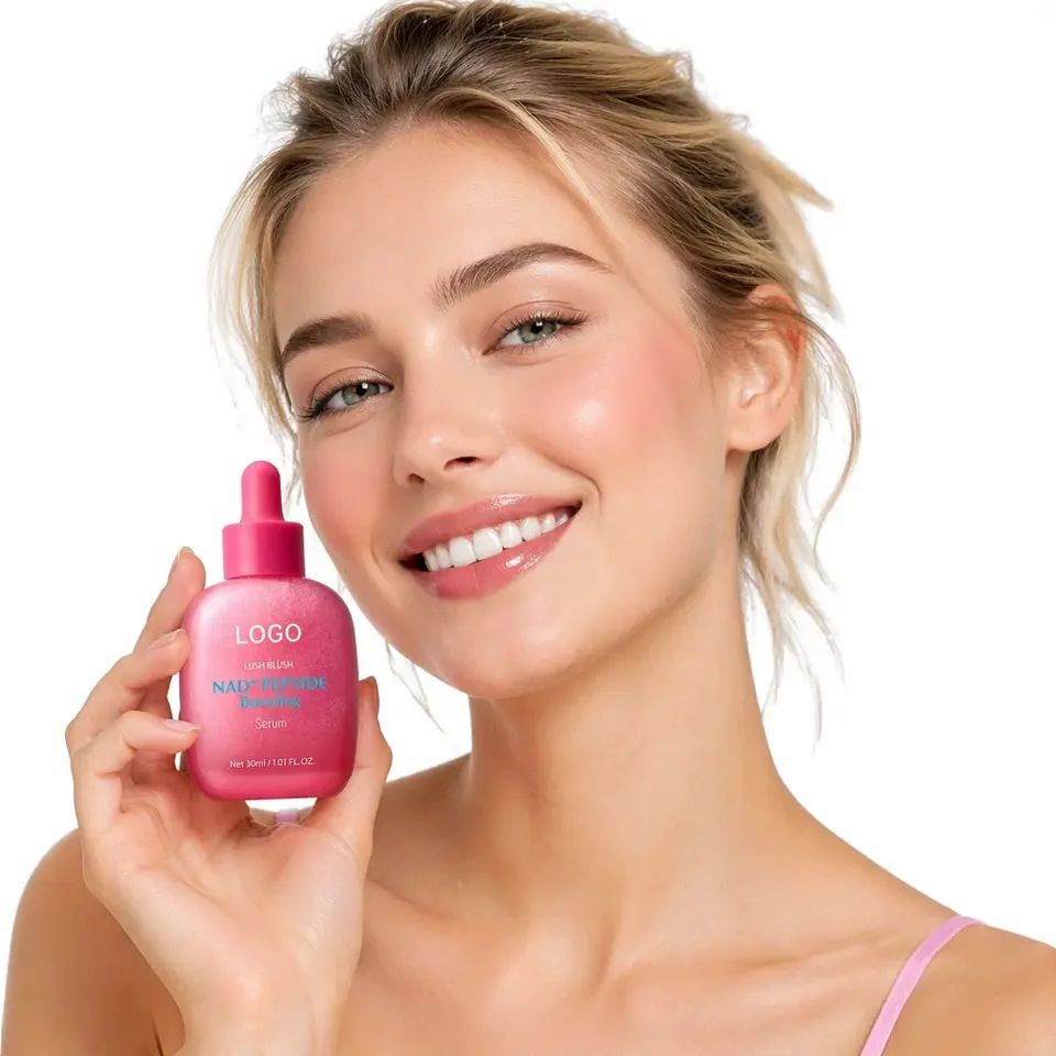 Wholesale Custom Organic NAD+ Peptides Collagen Facial Serum with ...