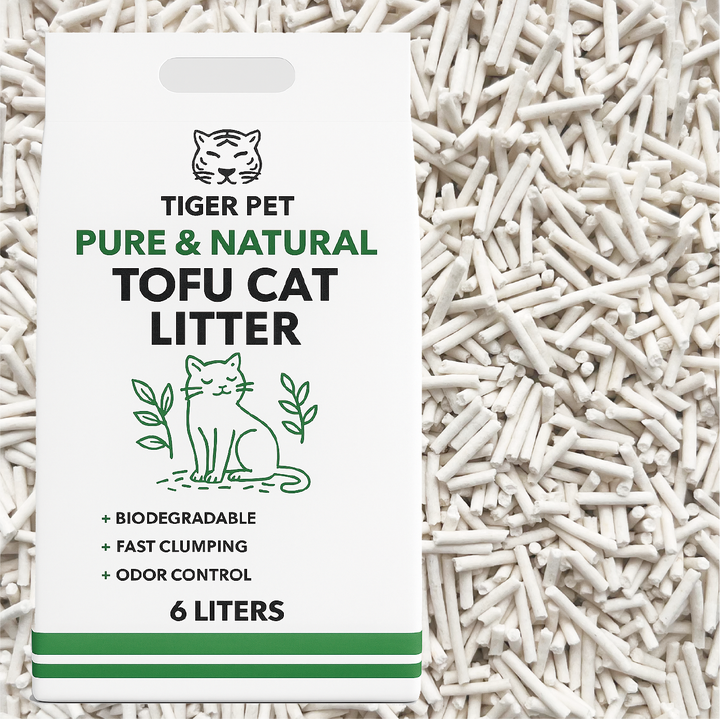 Tofu Cat Litter for Sensitive Cats Hypoallergenic, Unscented, and Soft ...