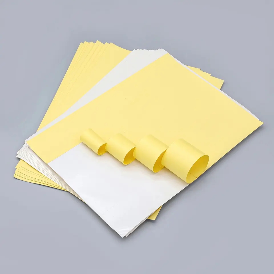 Cheap Price Cast Coated Adhesive Paper Back Slit Gloss Paper Self ...