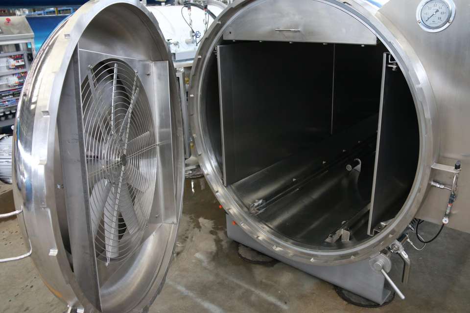 Steam air Autoclave Retort Sterilizer for Tin Can Fish Food