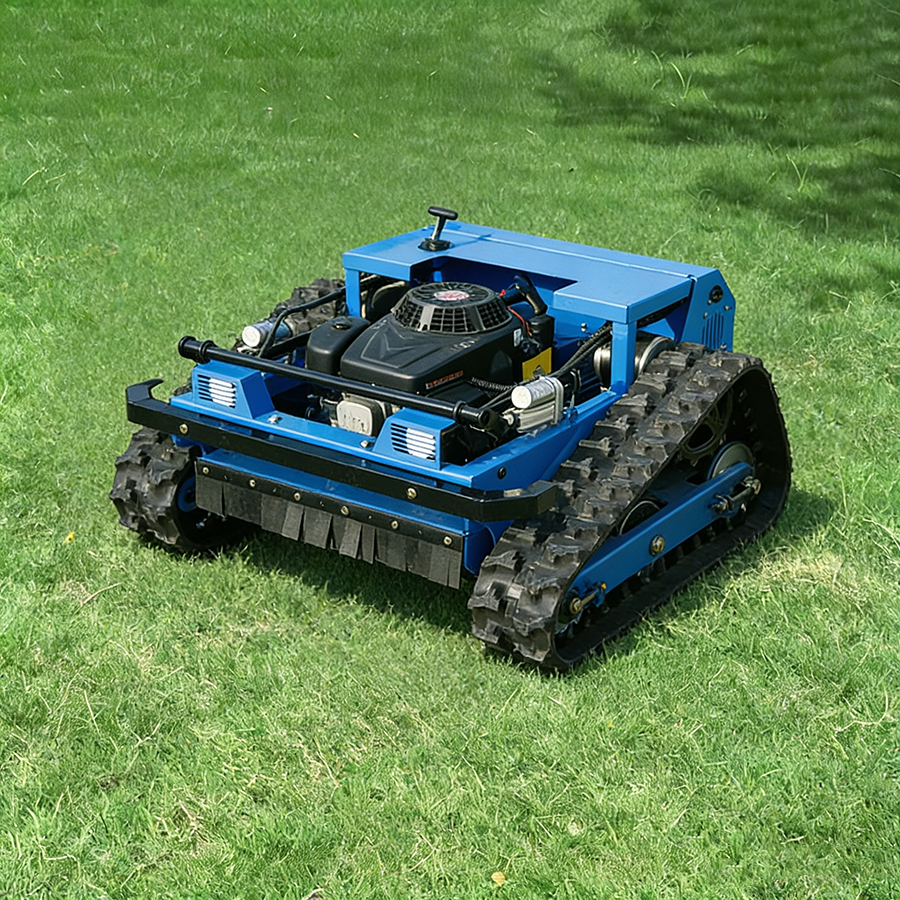 Free Shipping Powerful Gasoline Engine Remote Control Lawn Mower for ...