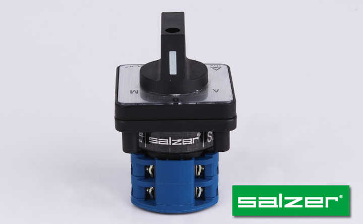 SALZER SA16 Auto Manual Changeover Switch - 16 Amp A-O-M