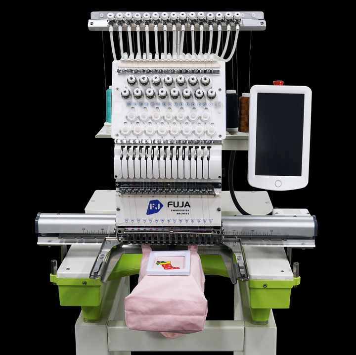 FUJA Embroidery Machine - 12, 15, 20 Needles Single Head
