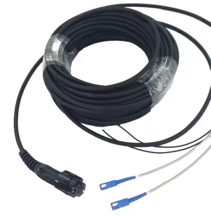 Waterproof Sc Connect Outdoor FTTH 4 Core PDLC to Lc/Sc/Fc Fiber Optic ...