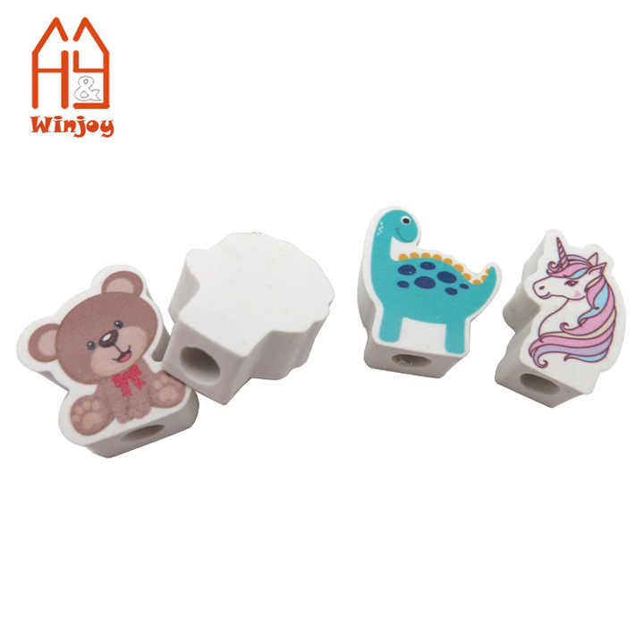 Custom 2D Cute Lovely Eraser Rubber Pencil Erasers Top With Hole ...