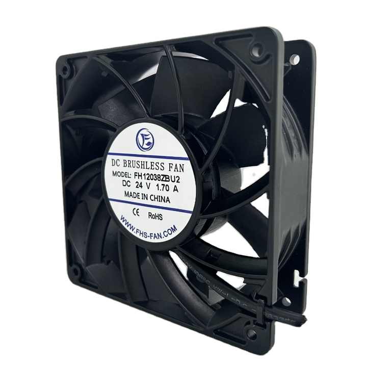 120x120x38mm Industrial Ventilator with 12/24v Exhaust Fans 12038 DC Fan Metal Frame OEM & ODM ...