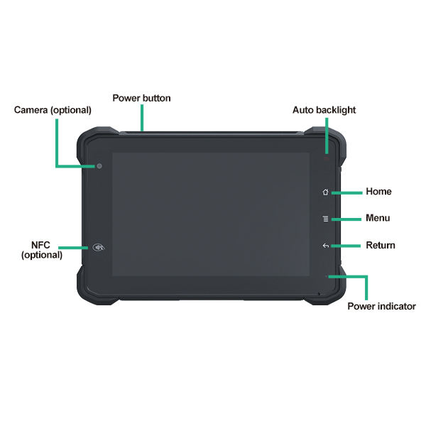 IP67 All in One Taxi MDT GPS Navigator - Rugged Android 13 Tablet