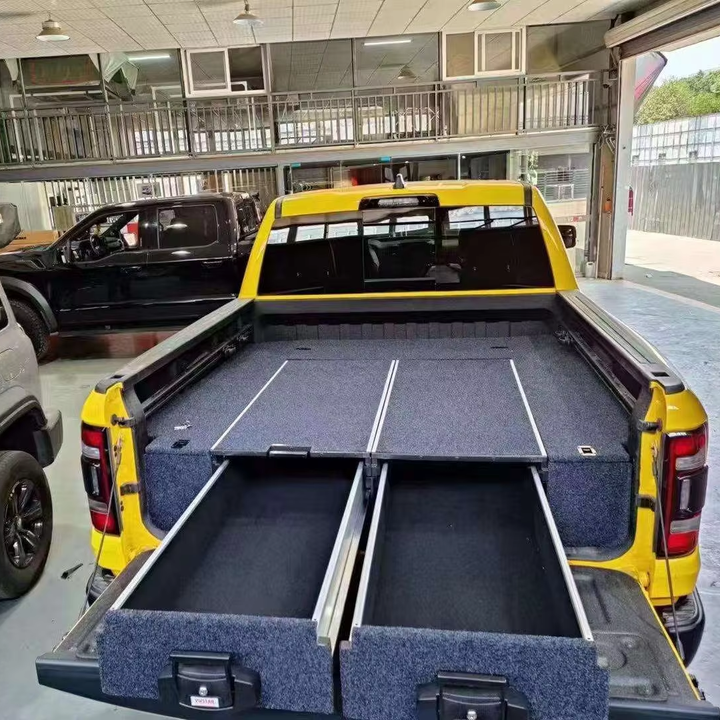 Sliding Drawers System Car Storage Box Aluminum Trunk Bed Drawers for ...