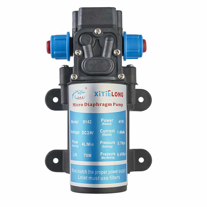 XTL 0142H2B-24V 45W 4L/M Self Priming Pump with Pressure Switch Low ...