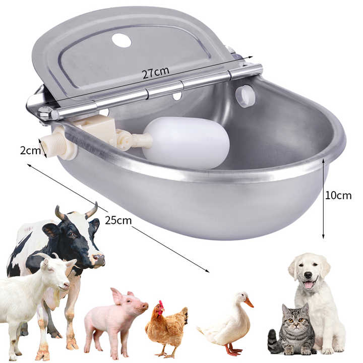 Automatic Cattle Drinkers - Durable Stainless Steel Bowls