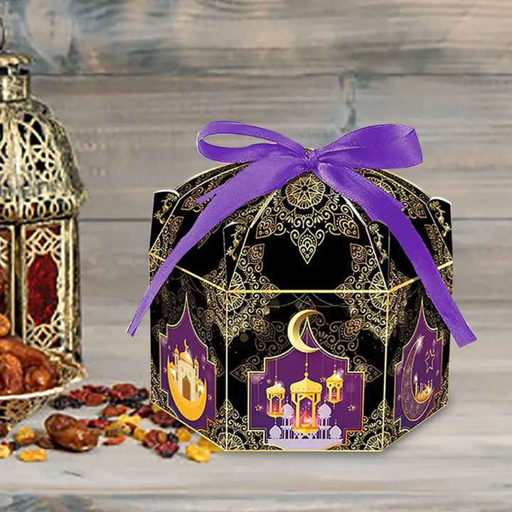12Pcs Eid Mubarak Gift Boxes Small Goodie Ramadan Gift Boxes Recycled ...