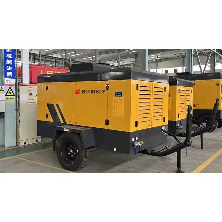 Blurbly Industrial Diesel Engine Screw Air Compressor 18m³/min 18bar ...