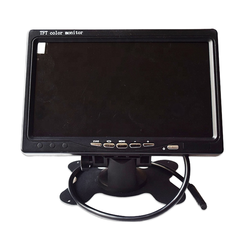 7 Inch LCD TFT Car Monitor with USB SD Card Split Screen & DSP ...