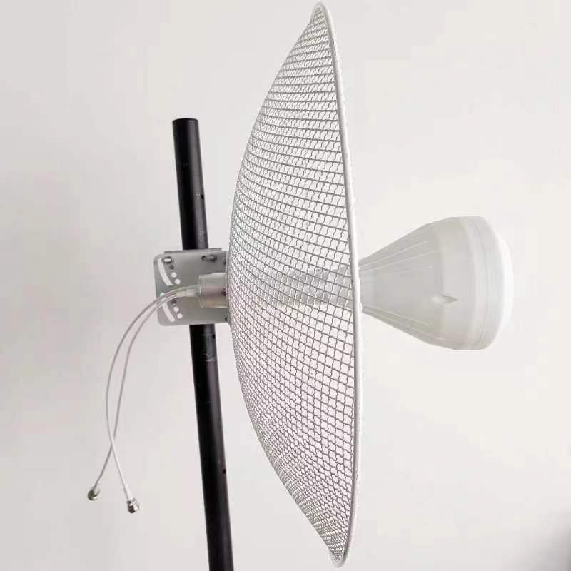 1.7-4.2 GHz 2*22dBi Die Cast Hyperbolic Mesh Parabolic Antenna 2x2 MIMO ...