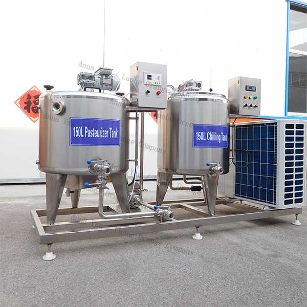 100L 200L 300L 500L 1000L 2000L Electronic Control Milk Cooling Tanks with Chilling System ...