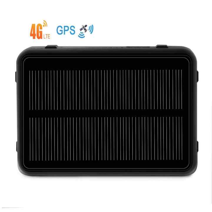 Solar Power 4G LTE GPS Tracker - IP67 Waterproof Animal Locator