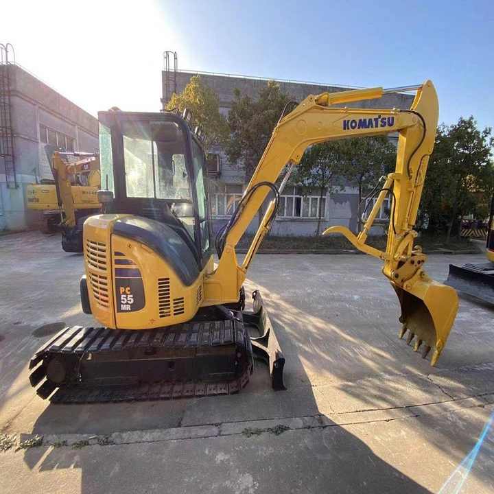 Used Mini komatsu Pc55 Crawler Excavator Second Hand Machine Used Excavator 5.5ton komatsu PC55 ...