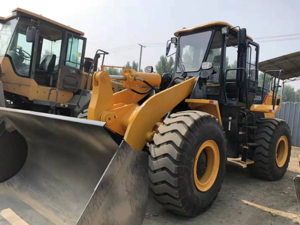 China New Hydraulic Front 5 Ton Wheel Loader ZL50CN with 3cbm Bucket ...