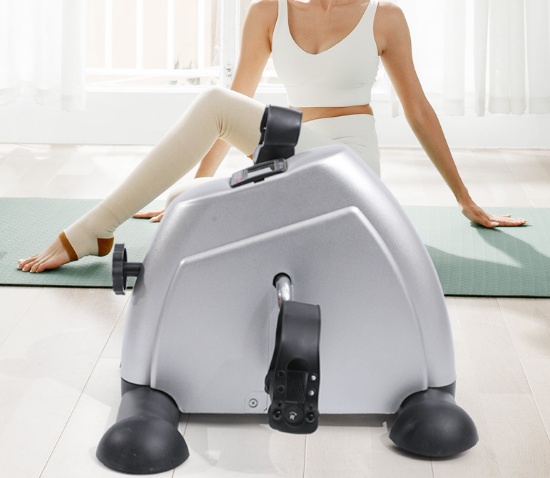 Foldable Portable Pedal Exerciser With Display Screen Mini Cycle Pedal ...