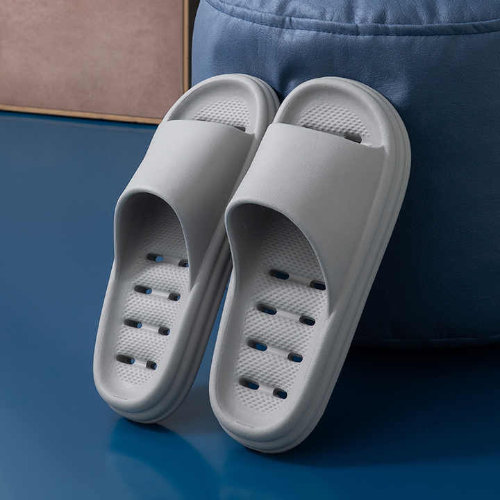 Water Resistance Custom Bath Anti Slip Plastic Bathroom Slipper For Men ...
