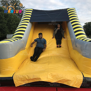 Transform Playtime with Vibrant giant wipeout inflatable obstacle ...