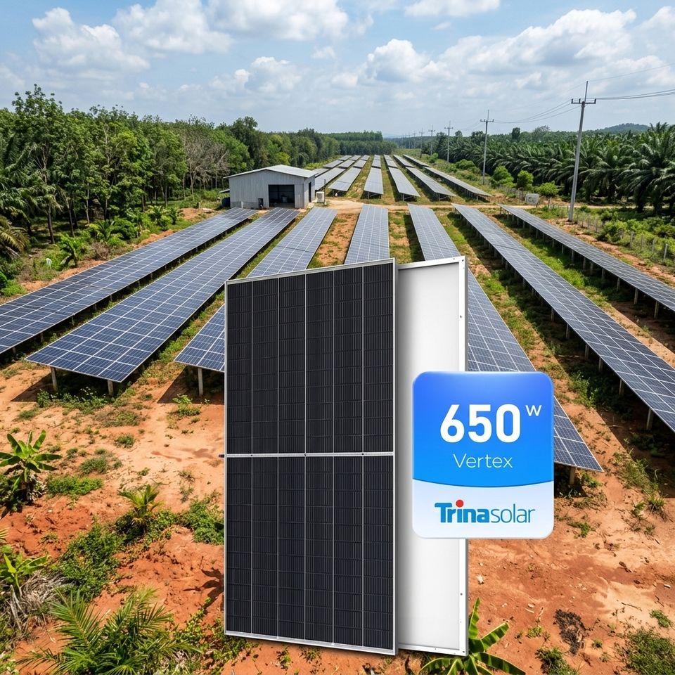 Trina Vertex Photovoltaic Solar Panels 615W 650W Monocrystalline ...