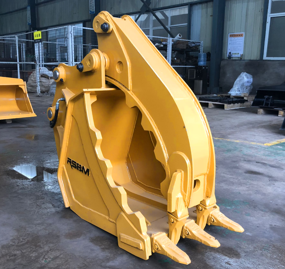 RSBM OEM Farm Excavator Hydraulic Grab Excavator 6 Ton Yellow Grab ...