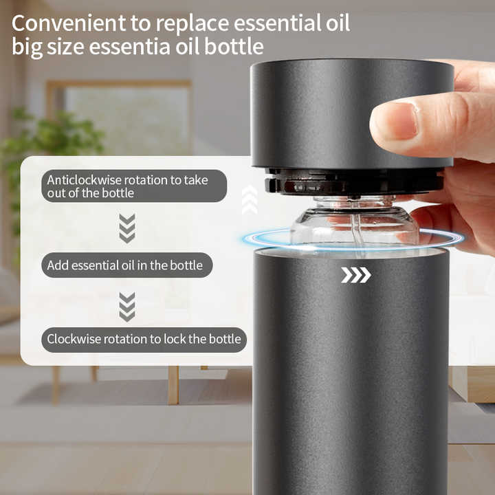 Aroma Diffuser Luxury Waterless Essential Oil Diffuser Portable ...