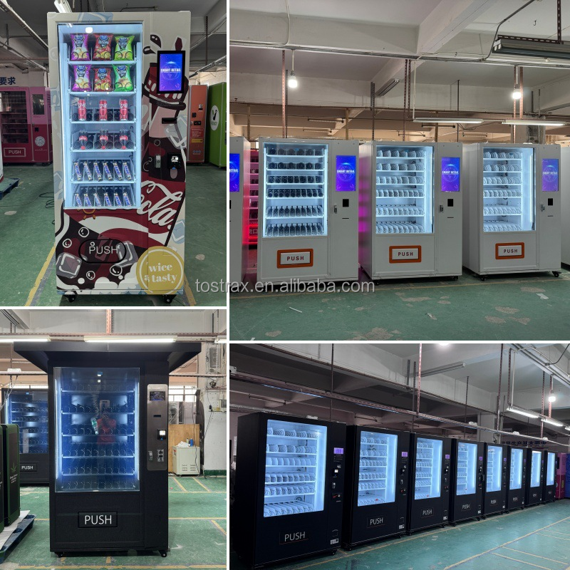 Oem Ready Electric Powered Indoor Vending Machine Refrigerated Vending ...