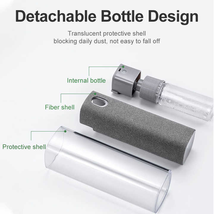 2 in 1 Phone Screen Cleaner Spray - Eco-Friendly & Efficient
