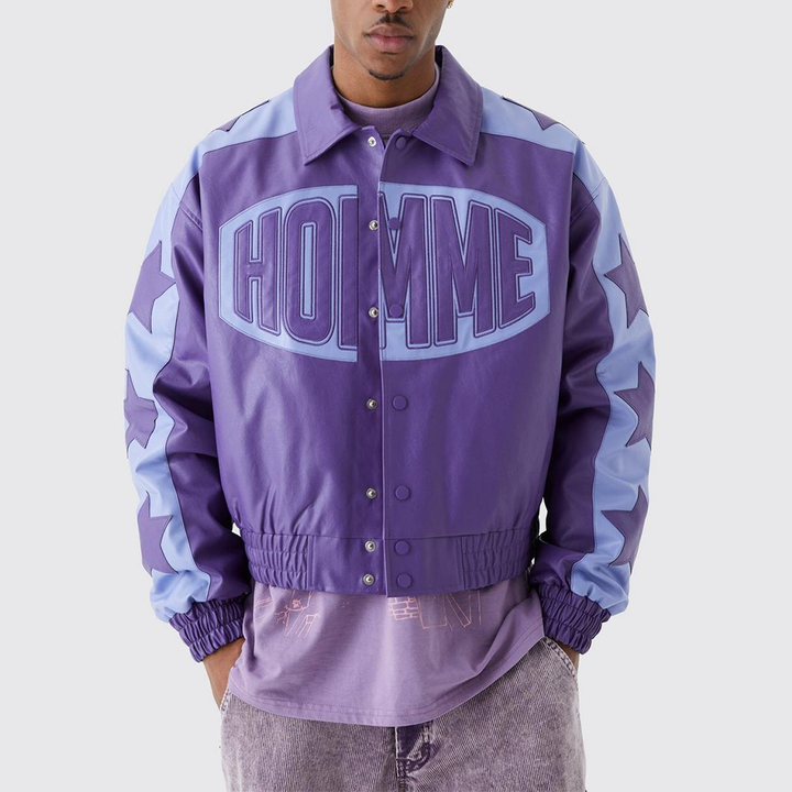 Custom Logo Jeket - Versity Bomber Jackets for Men