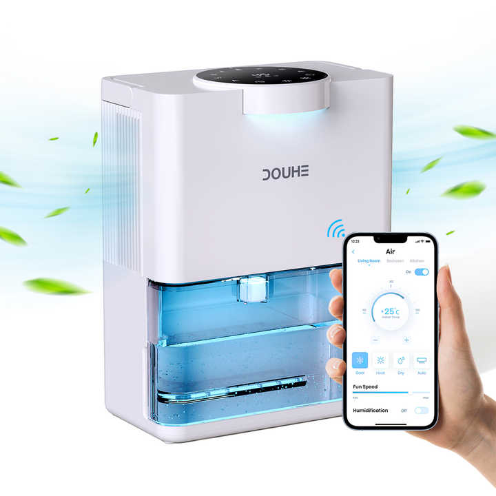 2024 New Products 3l Watertank 2 in 1 Air Purifier Washable Carbon Hepa ...