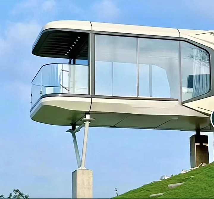 Portable Commercial Spaces Modular Container Homes Customized Capsule ...