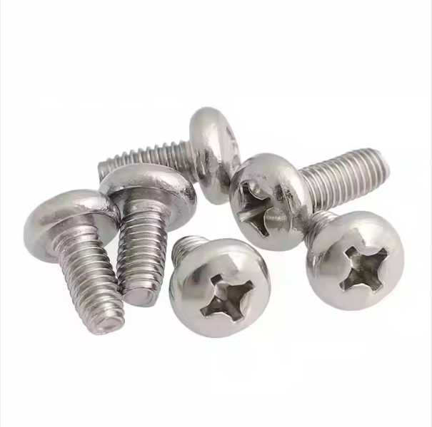 Zinc Plated Pan Head Phillips Drive Type F Plastic Thread Rolling Screw ...
