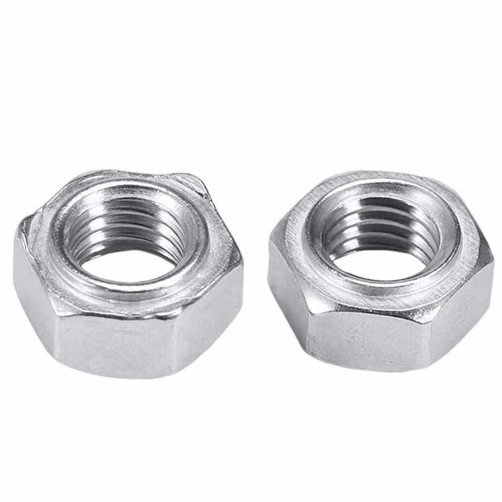 M3 M4 M5 M6 M8 Carbon Steel Hex Welding Nut Locknut with Projection ...