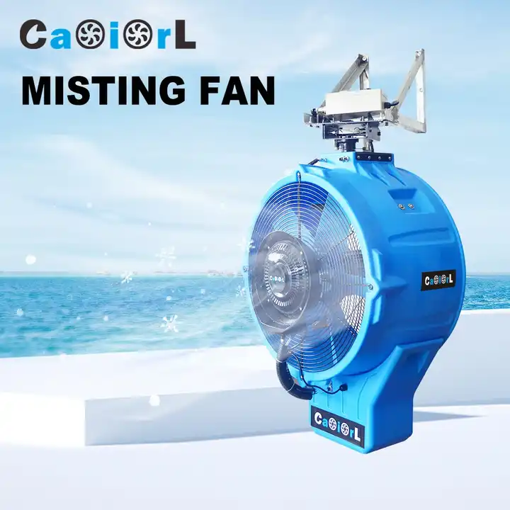 2025 Upgraded Wall Misting Fan for Industrial Use 3000 Sq.ft Cooling ...