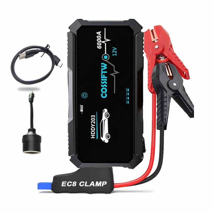 6000A Car Battery Jump Starter - Reliable and Portable Power