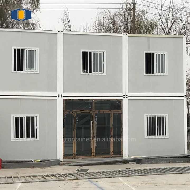 For CGCH Modern 20ft 40ft Prefabricated Houses Low Income Duplex Prefab ...