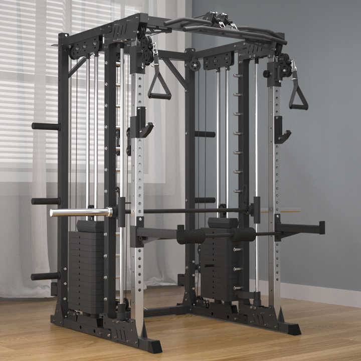 Multi Functional Squat Rack Smith Machine with 70kg Stack