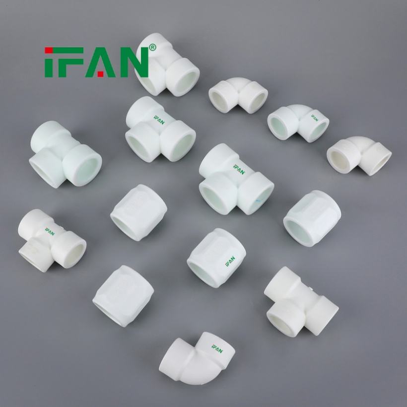 IFAN High Pressure PPR Fittings Injection Elbow Tee Socket PPR Plumbing ...