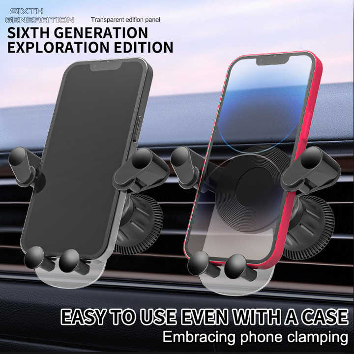 360 Rotating Hands Free Cradle Car Phone Stand Universal Air Vent ...