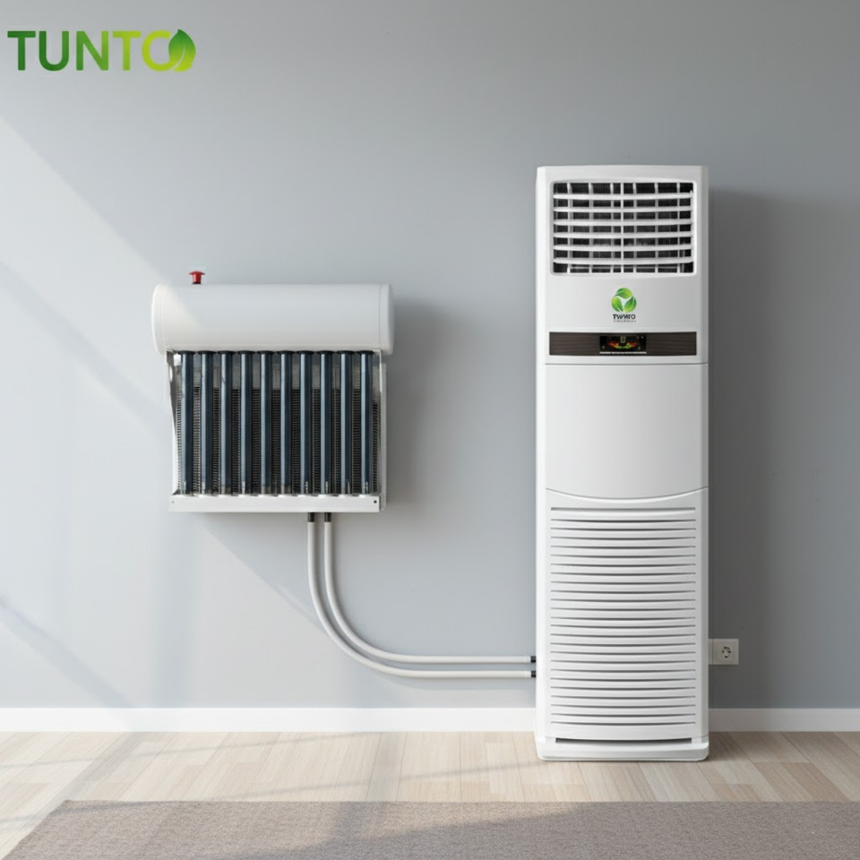 Floor Standing Hybrid Solar Air Conditioner 18000BTU- 24000BTU 36000BTU ...