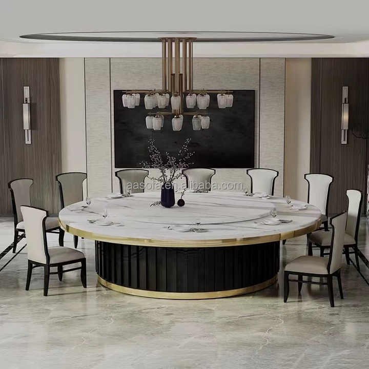 Luxury Modern Round Table - Perfect for Restaurant Hot Pot