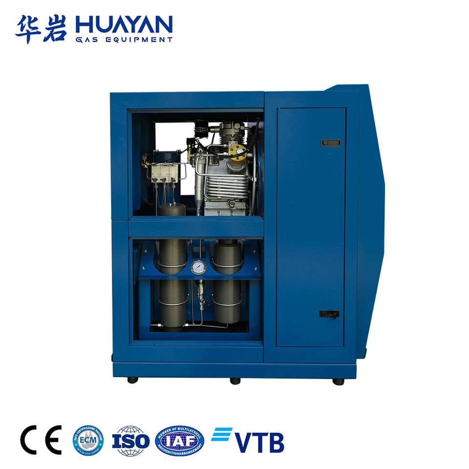 4 air Outlets PLC Controlled Industrial High-pressure air Compressor ...
