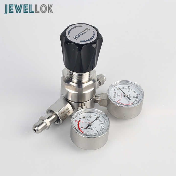 ISO Certified High Purity SS316L Cylinder Single Stage Pressure ...