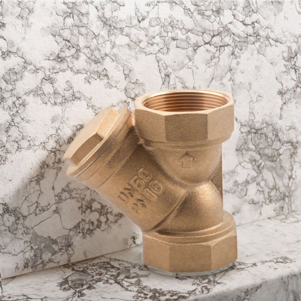 Y Type Brass Check Valve Filter in Stock and No MOQ High Temperature SS ...