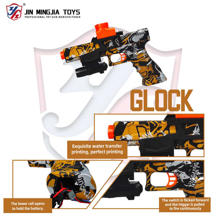 2025 New Shell Ejecting BB Toy Pistola Water Gelblaster Splat Ball Gun ...